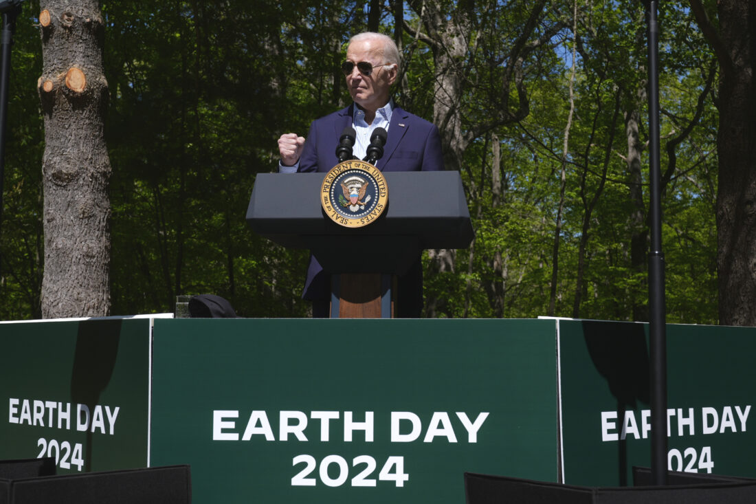 Biden marks Earth Day by going after GOP, announcing $7B in federal ...